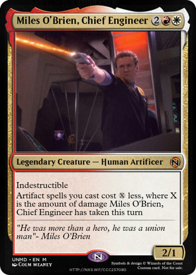MTGNexus - Miles O'Brien, Chief Engineer