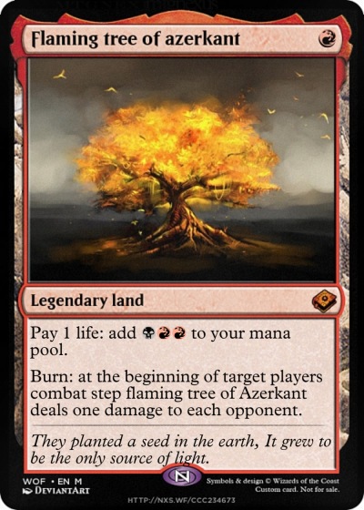 MTGNexus - Flaming tree of azerkant