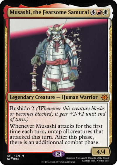 MTGNexus - Musashi, the Fearsome Samurai