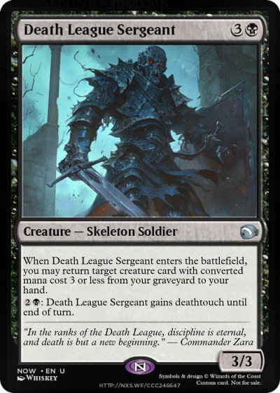 MTGNexus - Death League Sergeant
