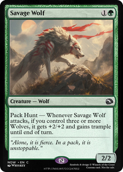 MTGNexus - Savage Wolf