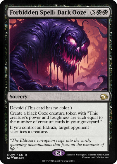 MTGNexus - Forbidden Spell: Dark Ooze