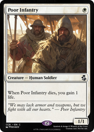 MTGNexus - Poor Infantry
