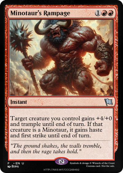 MTGNexus - Minotaur's Rampage