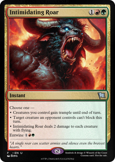 MTGNexus - Intimidating Roar