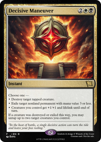 MTGNexus - Decisive Maneuver