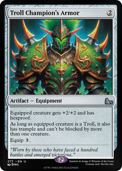 MTGNexus - Troll Champion's Armor