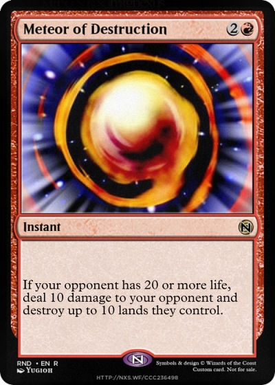 MTGNexus - Meteor of Destruction
