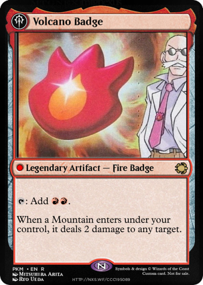 MTGNexus - Cinnabar Island Gym // Volcano Badge
