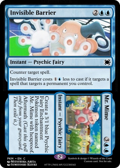 MTGNexus - Invisible Barrier // Mr. Mime