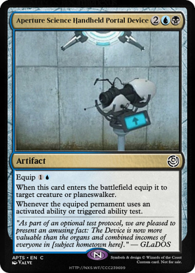 MTGNexus - Aperture Science Handheld Portal Device