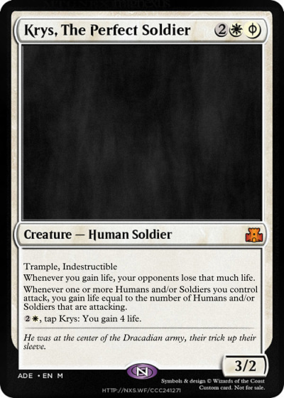 MTGNexus - Krys, The Perfect Soldier