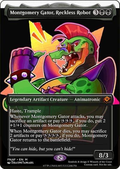 MTGNexus - Montgomery Gator, Reckless Robot