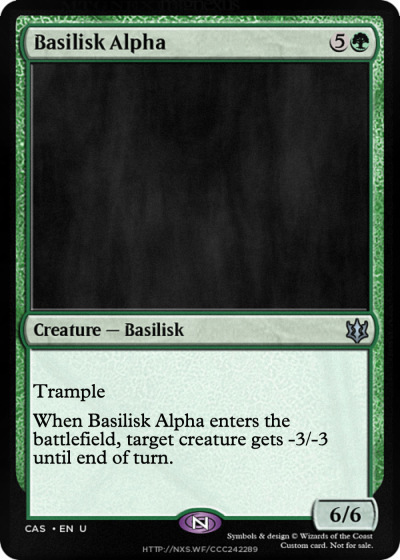 MTGNexus - Basilisk Alpha