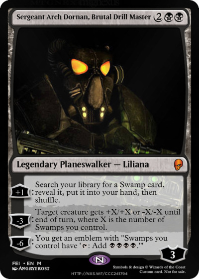 MTGNexus - Sergeant Arch Dornan, Brutal Drill Master