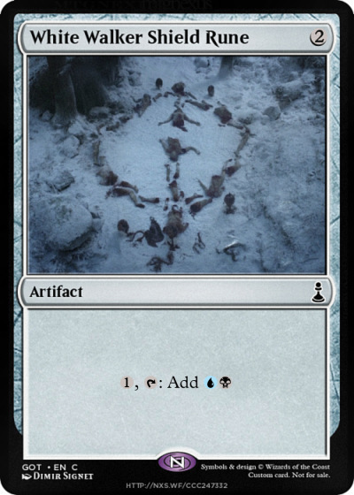 MTGNexus - White Walker Shield Rune