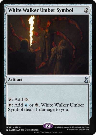 MTGNexus - White Walker Umber Symbol