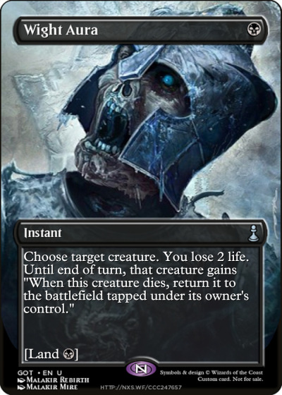 MTGNexus - Wight Aura // Last Hearth