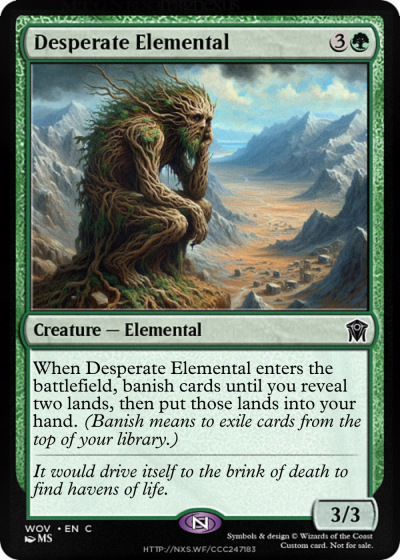 MTGNexus - Desperate Elemental