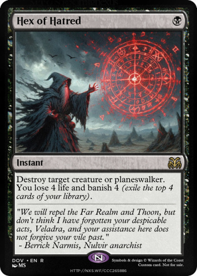 MTGNexus - Hex of Hatred