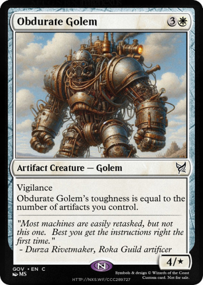 MTGNexus - Obdurate Golem