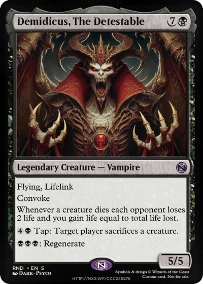 MTGNexus - Demidicus, The Detestable