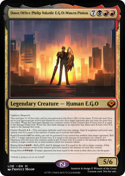 MTGNexus - Dawn Office Philip Volatile E.G.O::Waxen Pinion