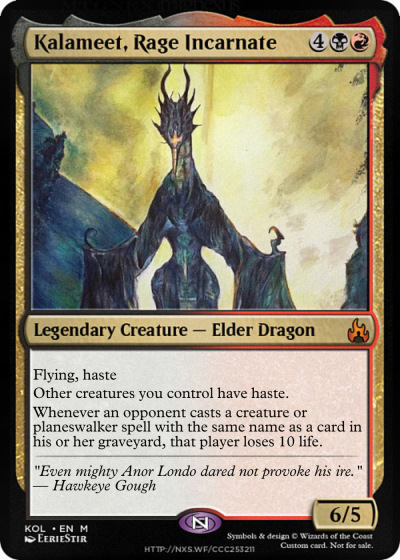 MTGNexus - Kalameet, Rage Incarnate