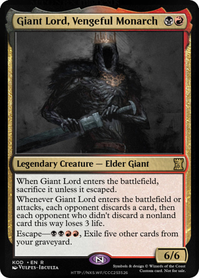 MTGNexus - Giant Lord, Vengeful Monarch