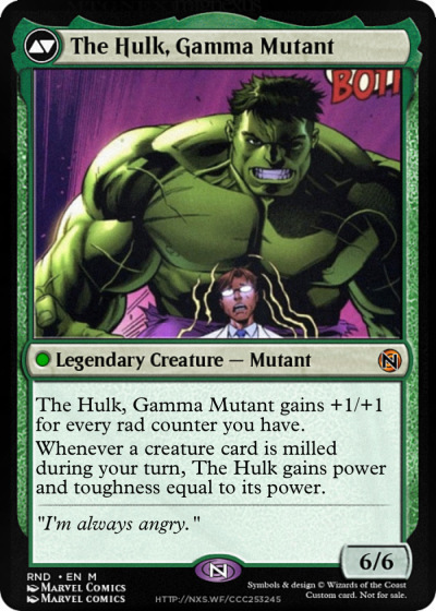 MTGNexus - Bruce Banner, Gamma Expert // The Hulk, Gamma Mutant