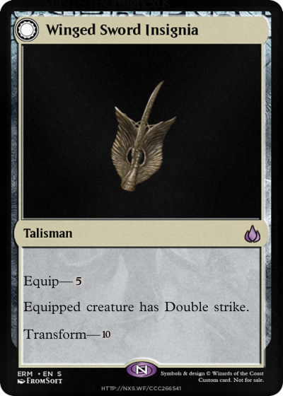 MTGNexus - Winged Sword Insignia // Rotted Winged Sword Insignia