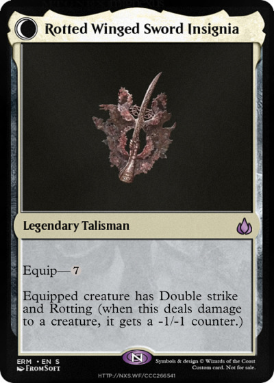 MTGNexus - Winged Sword Insignia // Rotted Winged Sword Insignia