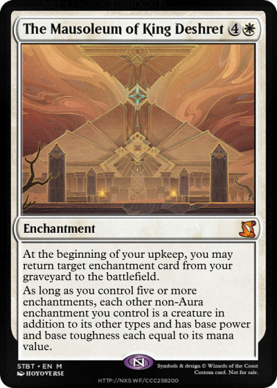 MTGNexus - The Mausoleum of King Deshret