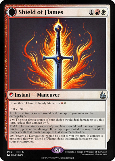 MTGNexus - Sanguine Barrier // Shield of Flames