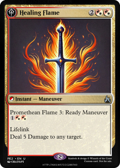 MTGNexus - Strike of Defeat // Healing Flame
