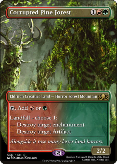 MTGNexus - Corrupted Pine Forest