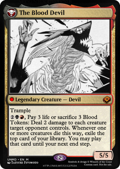 MTGNexus - Power, Ambitious Fiend // The Blood Devil