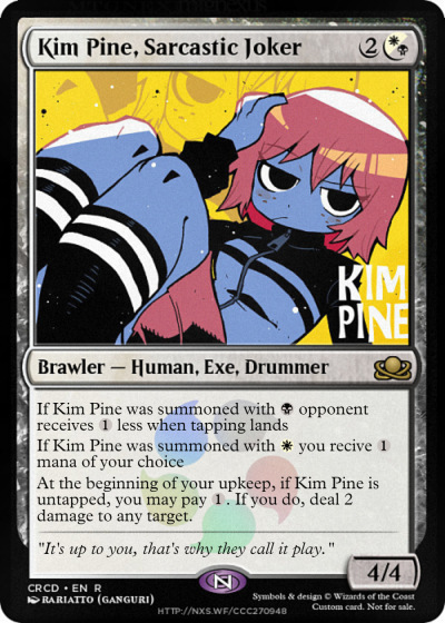 MTGNexus - Kim Pine, Sarcastic Drummer