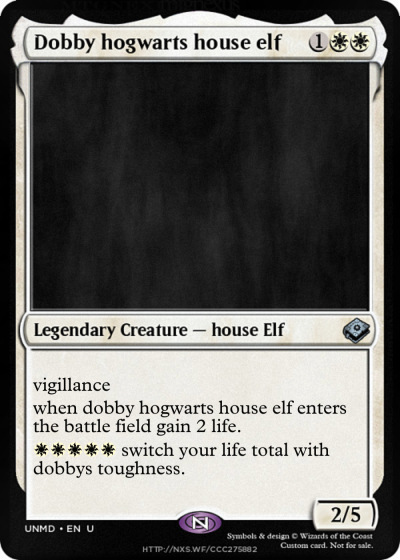 MTGNexus - Dobby hogwarts house elf