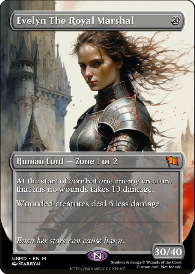 MTGNexus - Evelyn The Royal Marshal