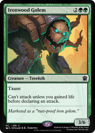 MTGNexus - Ironwood Golem