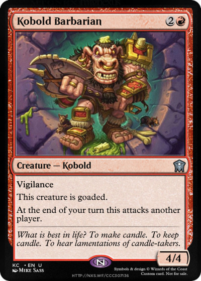 MTGNexus - Kobold Barbarian