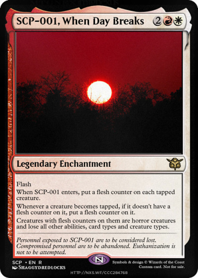 MTGNexus - SCP-001, When Day Breaks