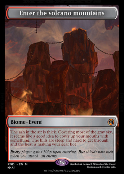MTGNexus - Enter the volcano mountains
