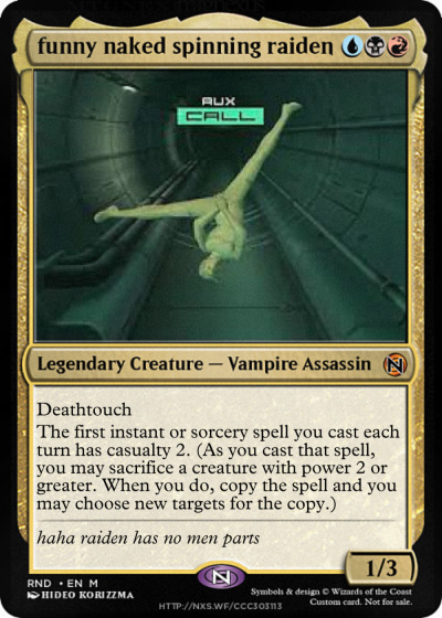 MTGNexus - funny naked spinning raiden