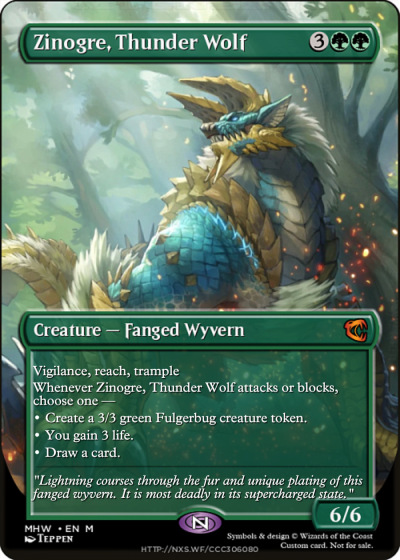 MTGNexus - Zinogre, Thunder Wolf