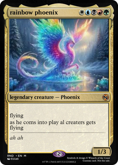 MTGNexus - rainbow phoenix