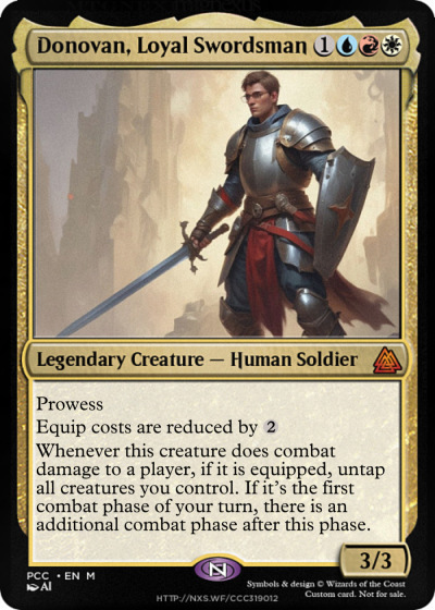 MTGNexus - Donovan, Tactical Swordsman