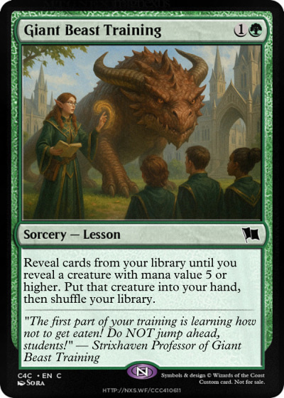MTGNexus - Giant Beast Training
