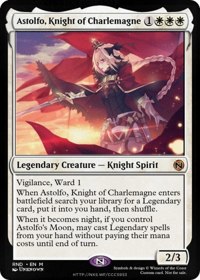 MTGNexus - Astolfo, Knight of Charlemagne